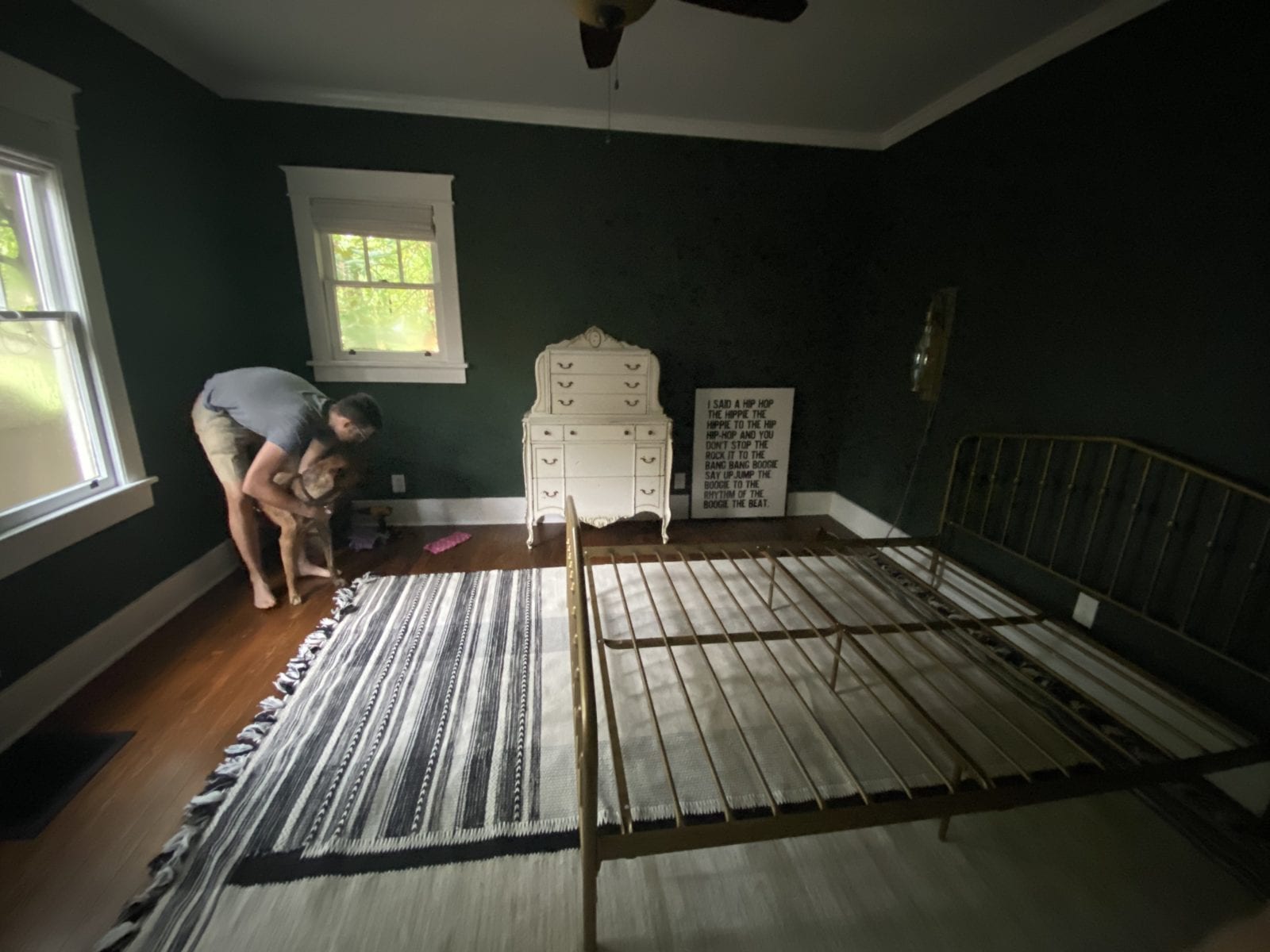 Moody Green Bedroom Makeover | gracewagenman.com