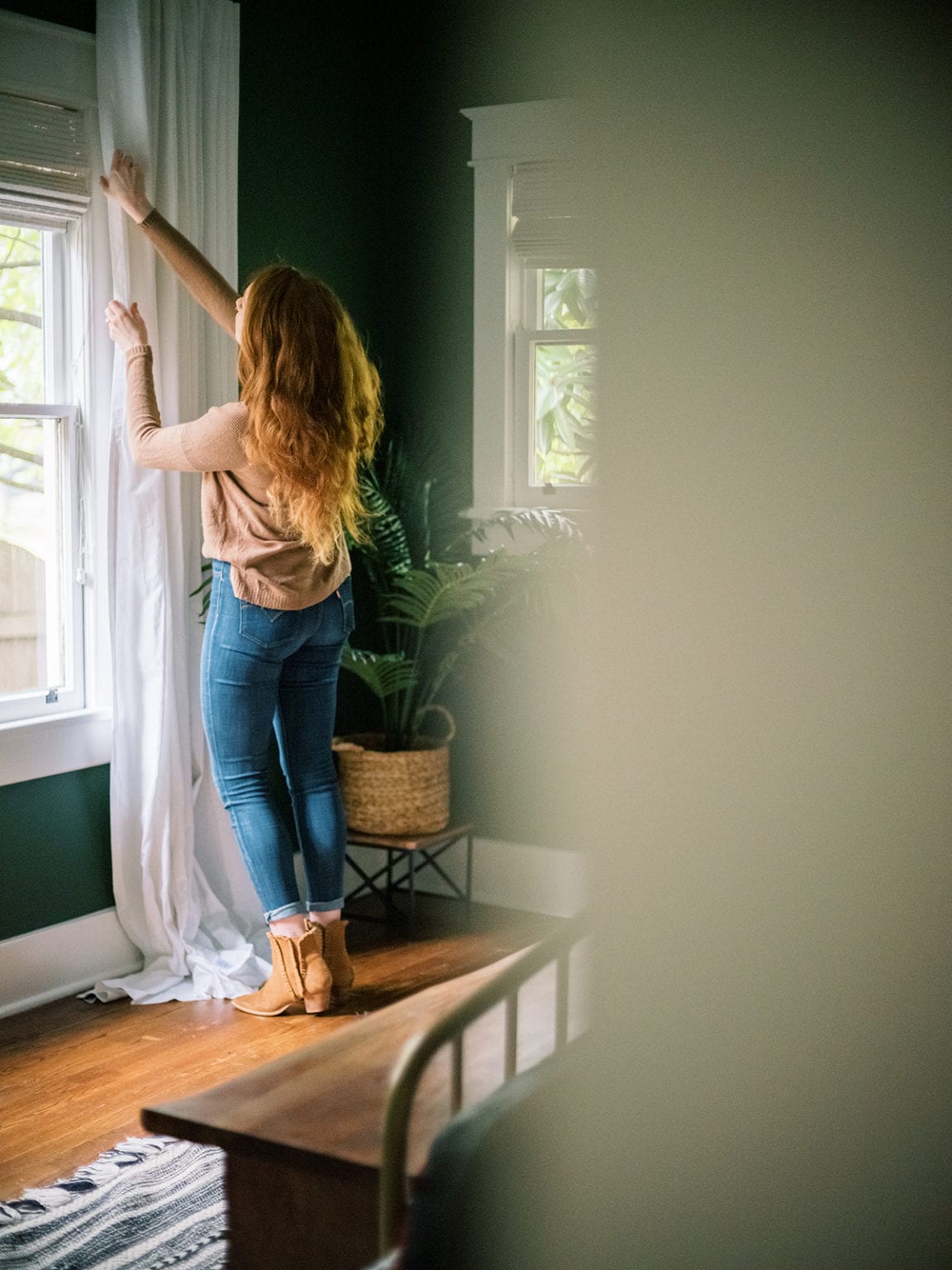 Moody Green Bedroom Makeover | gracewagenman.com